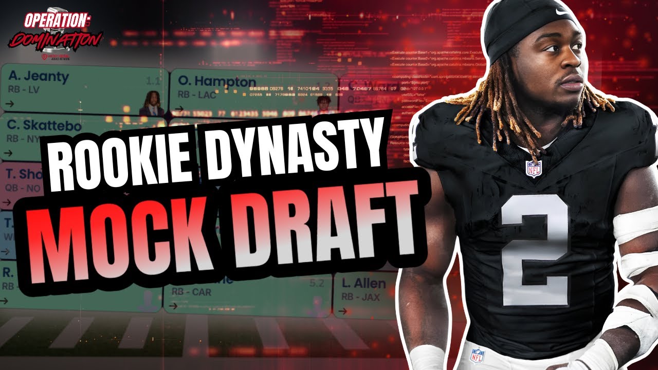 Rookie Draft Secrets: Post-Draft Dynasty Domination! 🏈🔥 - YouTube