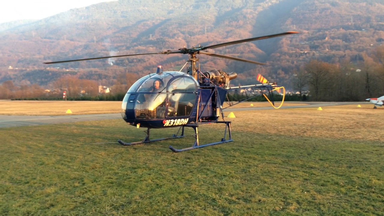 Embrayage rotor Alouette II - YouTube