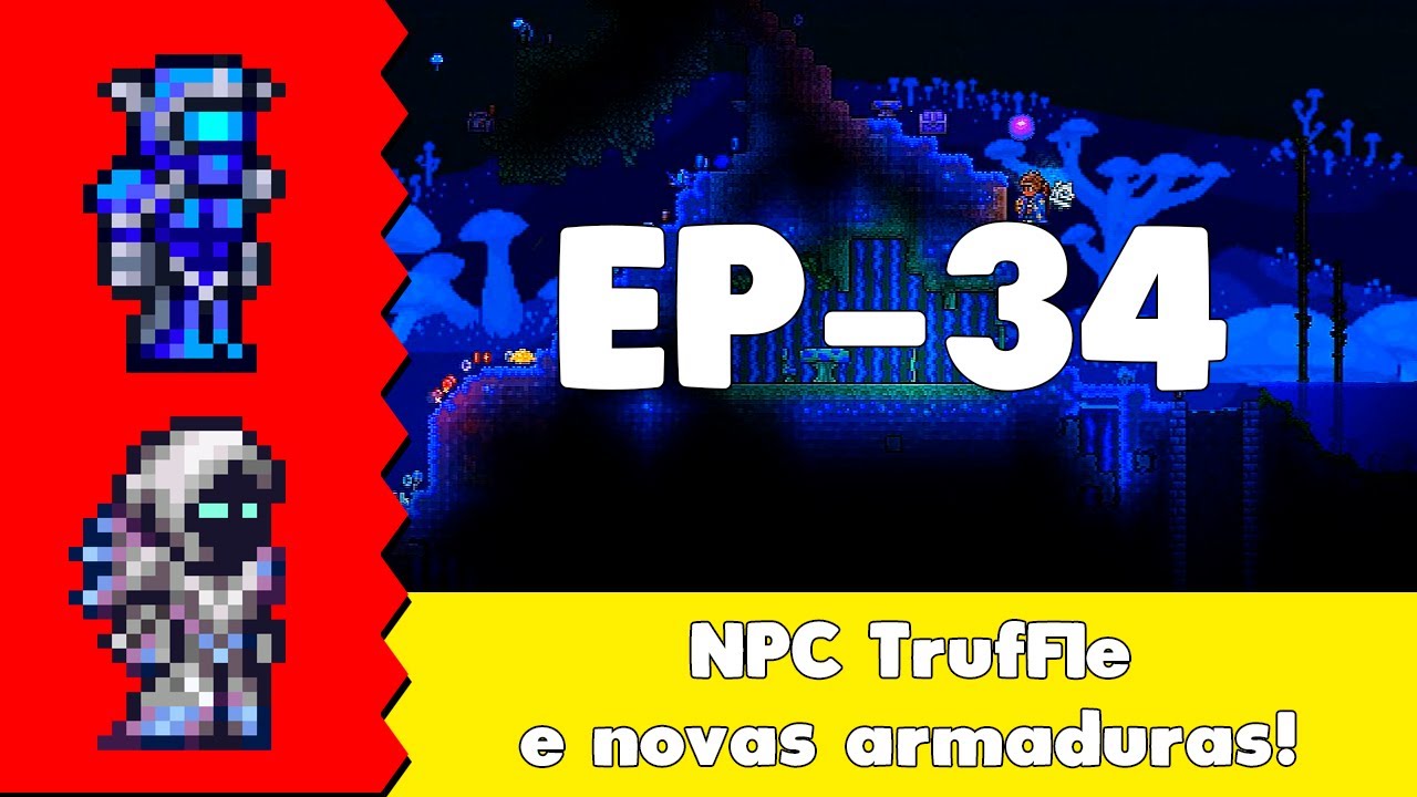 Terraria 1.4 para Iniciantes 34 - NPC Truffle e novas armaduras - PT BR ...