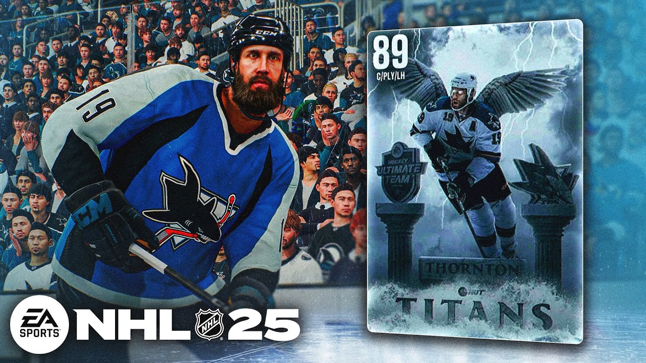 NEW NHL 25 HUT TITAN PLAYER! 89 OVERALL JOE THORNTON! - YouTube