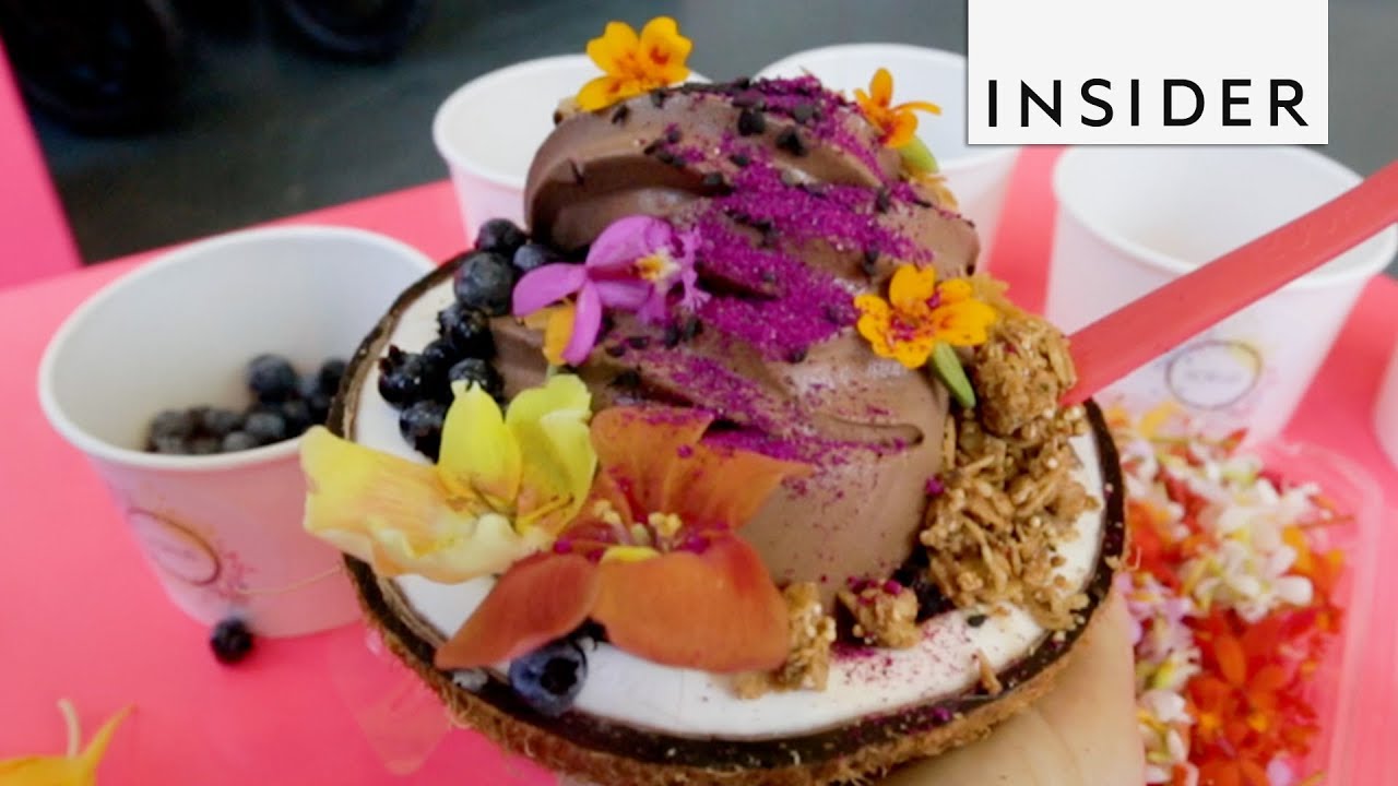 Healthy Coconut Froyo - YouTube