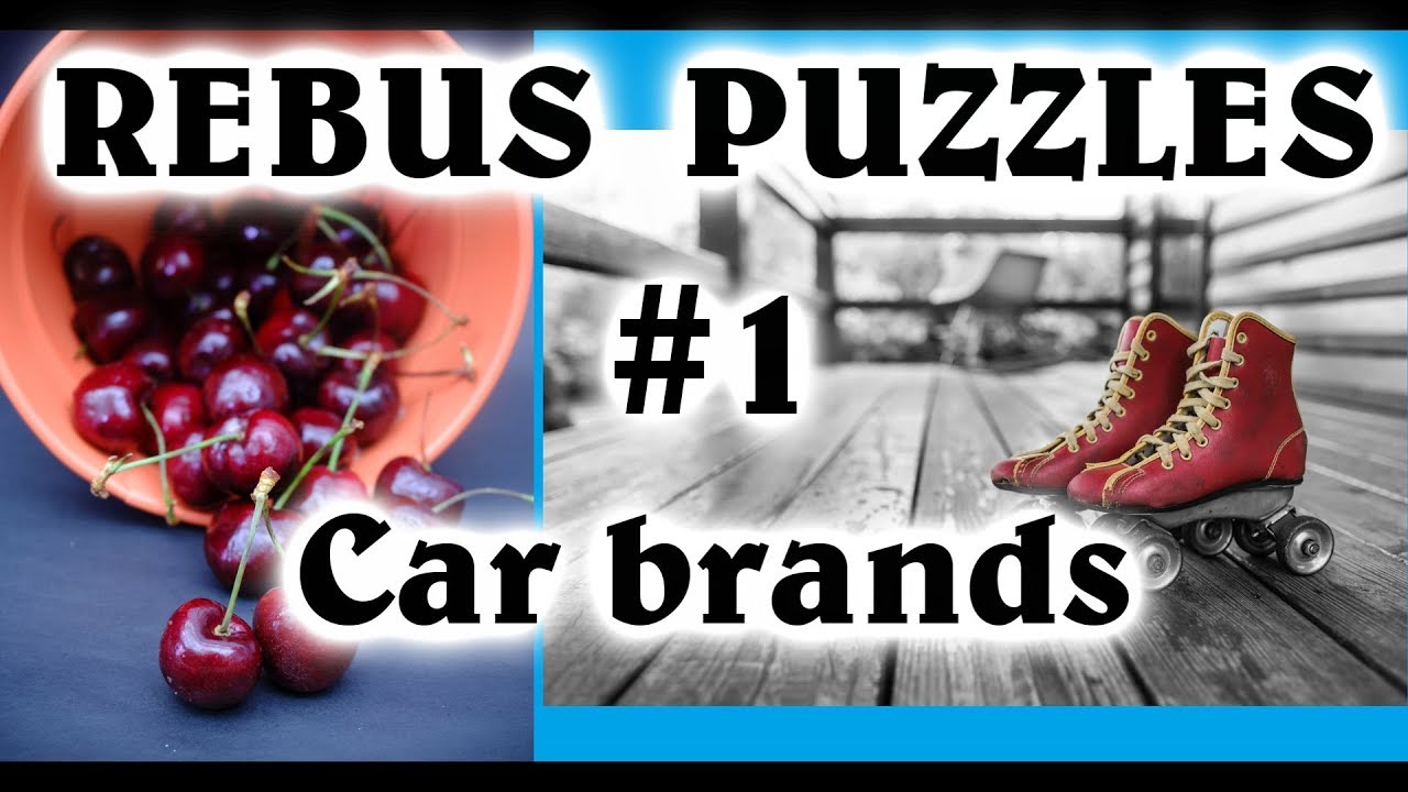 Car brands I Rebus puzzle #1 I Rebus puzzles with answers - YouTube
