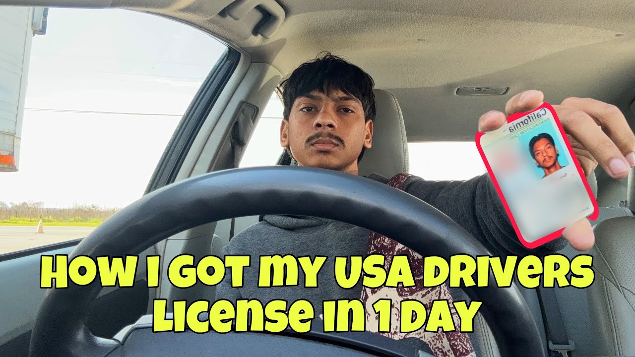 How i got my USA drivers license F1 Visa easy process explained - YouTube