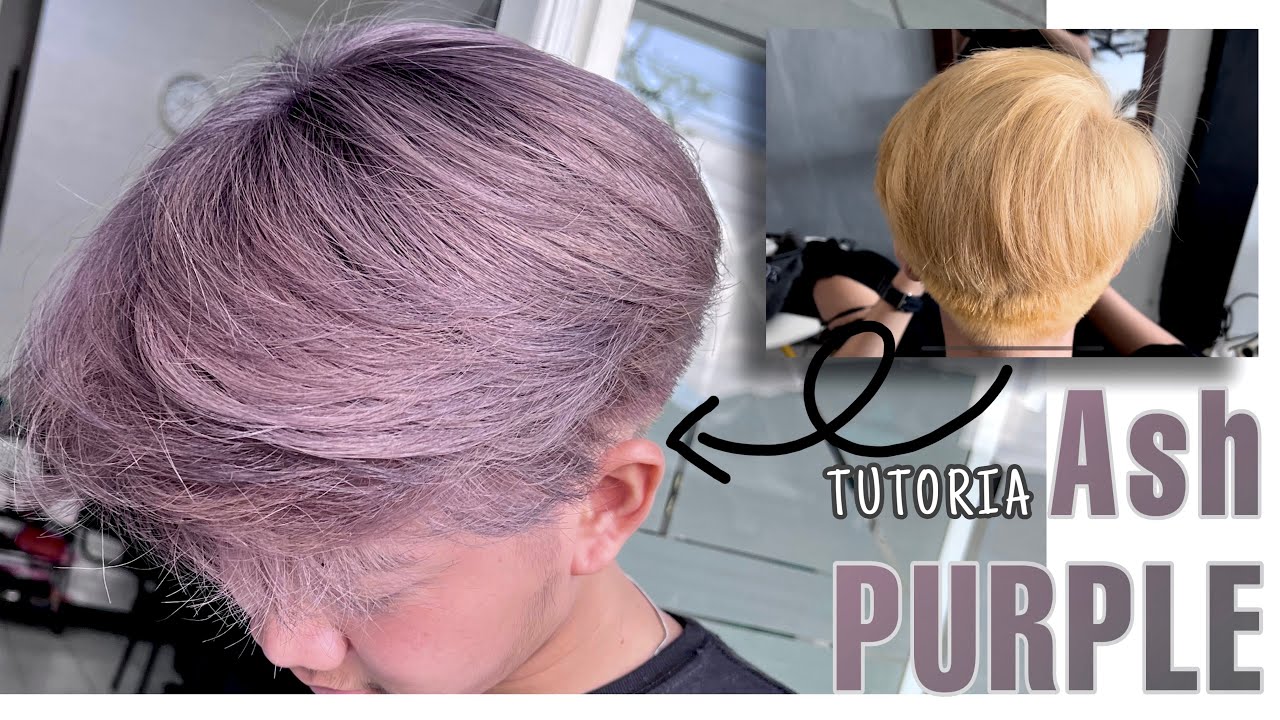FULL COLORING ASH GREY ASH PURPLE || TREND WARNA RAMBUT 2024 PALING ...