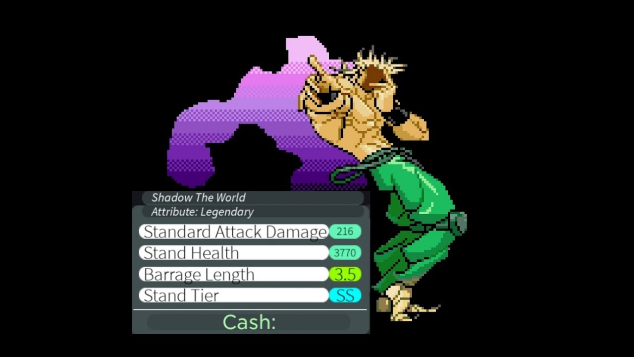 ShowCase Shadow The World Legendary | Stand Upright Rebooted - YouTube