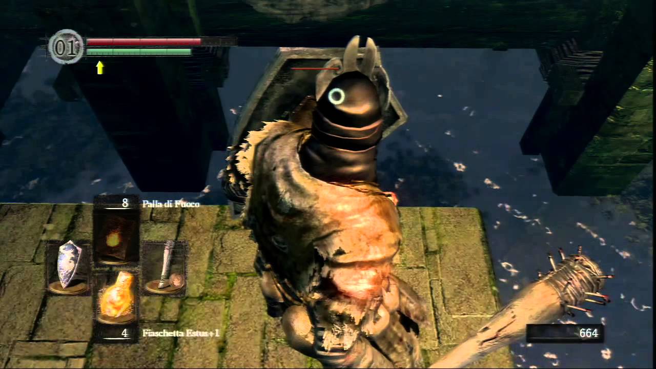 Dark souls sl1 (soul level1) walkthrough ep2 demone capra e drago ...