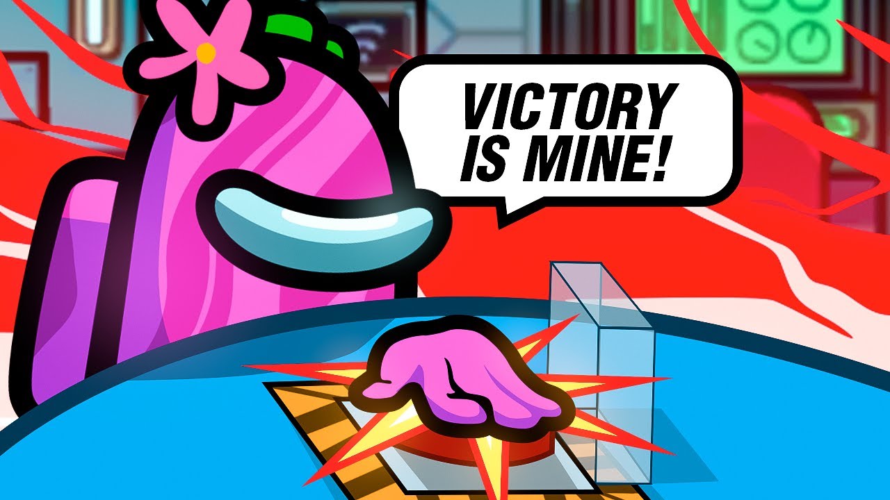THIS BUTTON PLAY IS HOW I WON | Among Us - YouTube