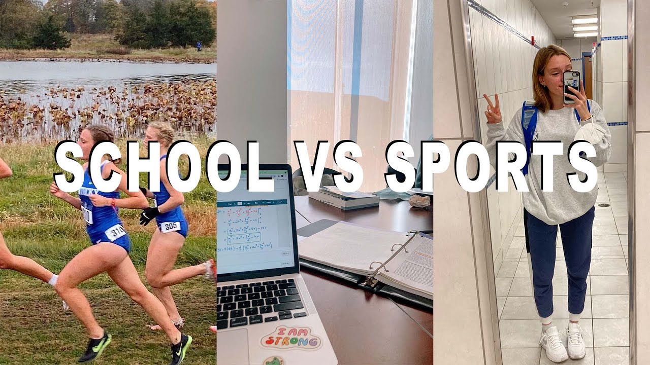 How to balance school and sports - Life of a college athlete vlog - YouTube