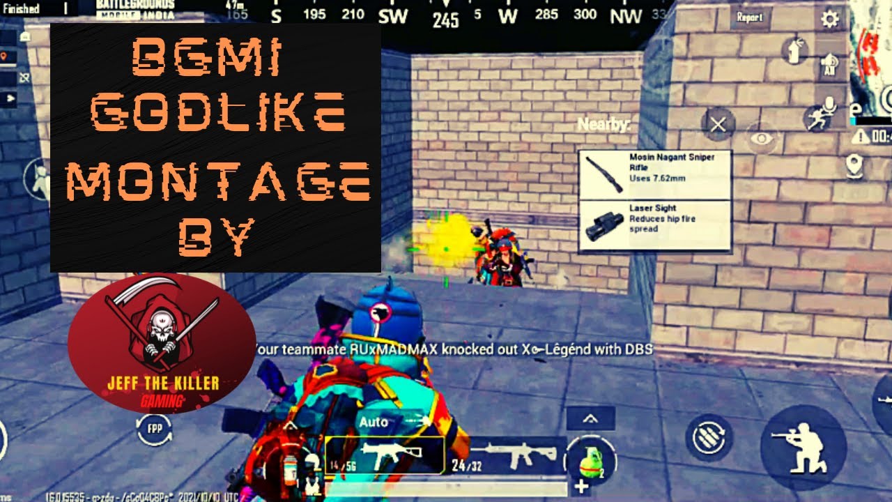 BGMI GODLIKE KILL MONTAGE AMAZING KILLS BY JEFFTHEKILLER #BGMI - YouTube