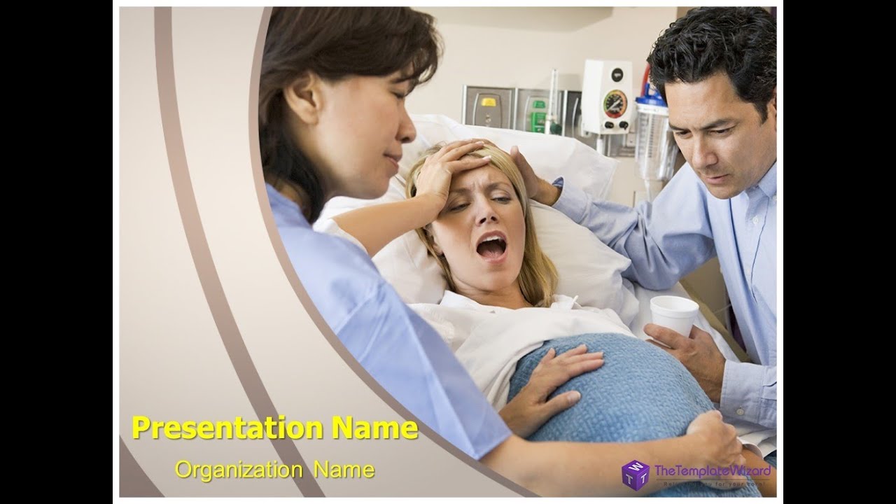 Giving Birth PowerPoint Presentation Template - TheTemplateWizard.com ...