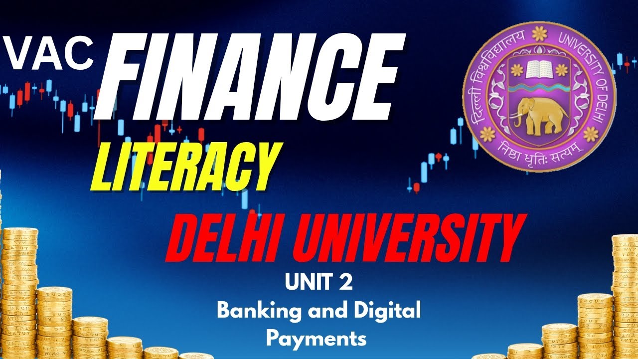 VAC|Financial literacy|Unit 2| Banking and Digital Payments | Under 15 ...