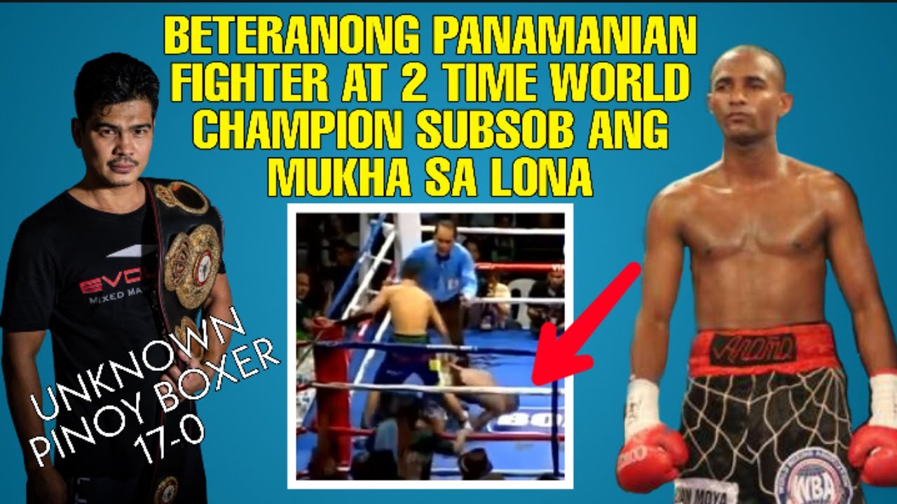 🇵🇭 Unknown Pinoy Boxer TKO Ang Beteranong Panamanian Fighter At 2 Time ...