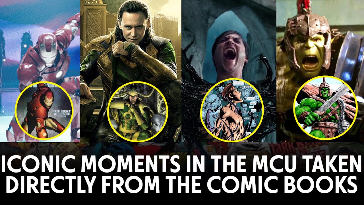 12 Iconic Moments In The MCU Taken Directly From The Comic Books - YouTube