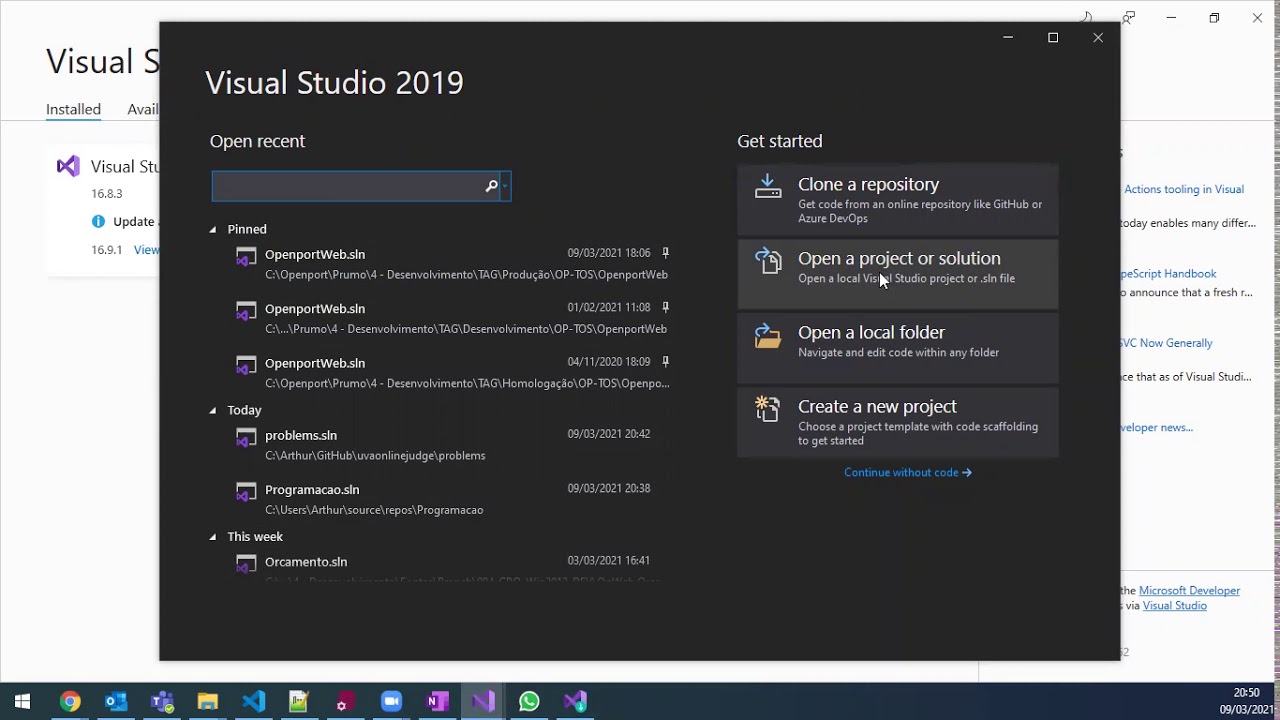 Vídeo 1 - Instalando o visual studio 2019 - YouTube