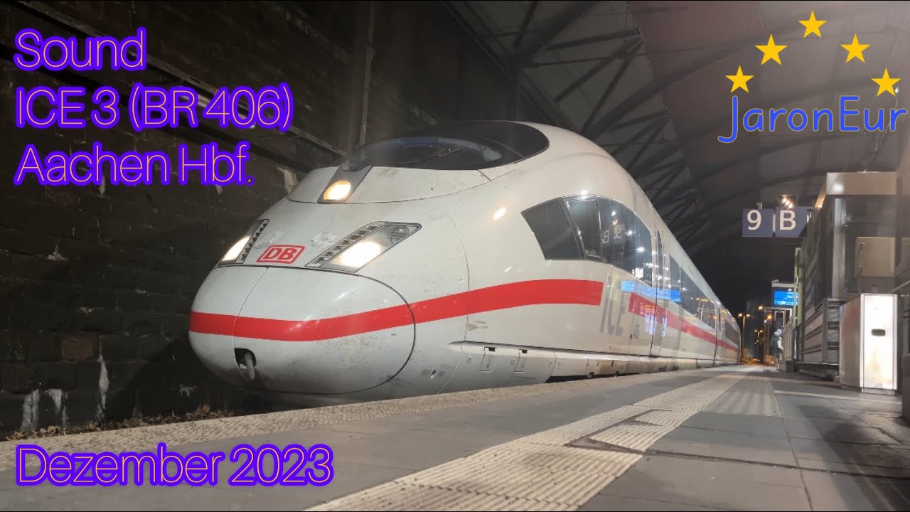 ICE 3 BR 406 Sound | Dezember 2023 - YouTube