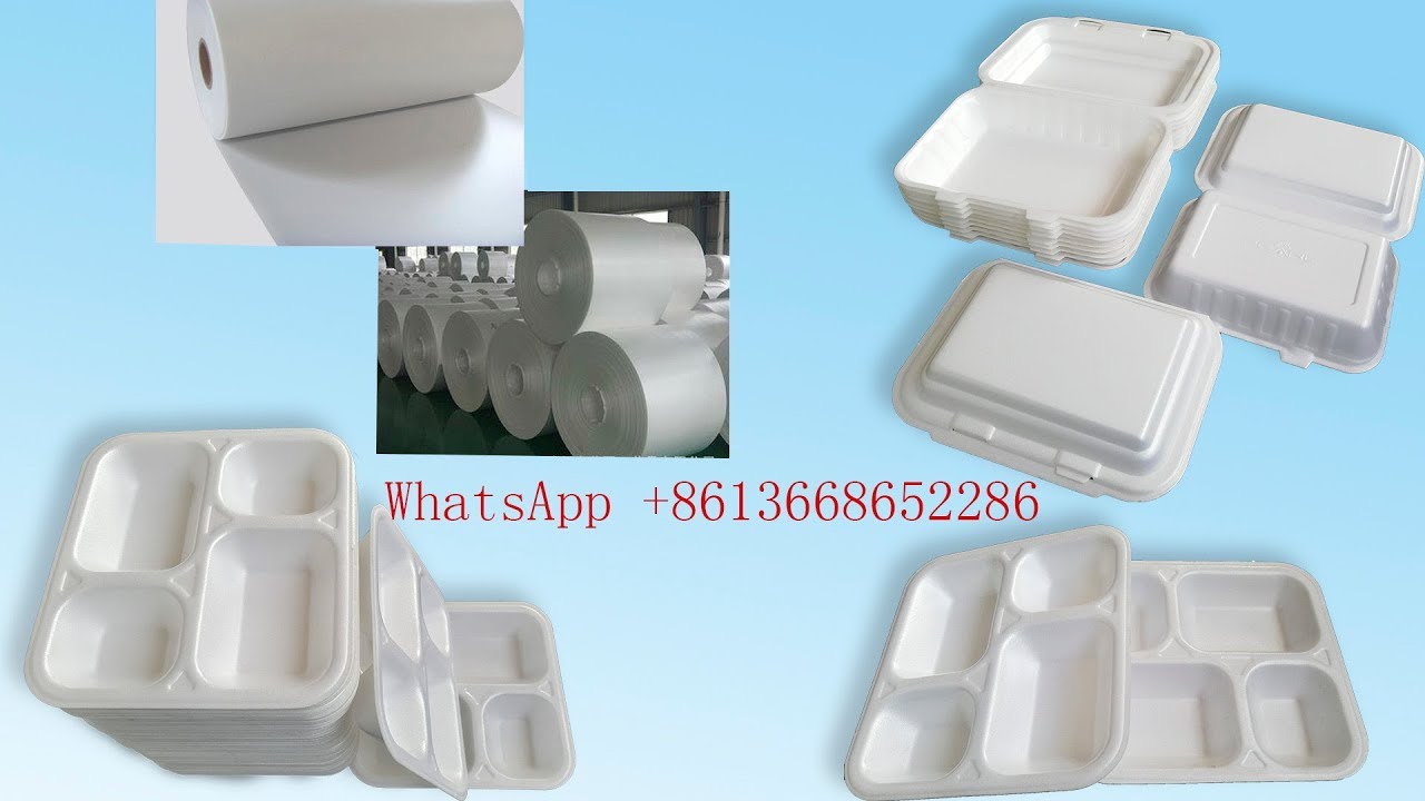 eps trays forming machinery - YouTube