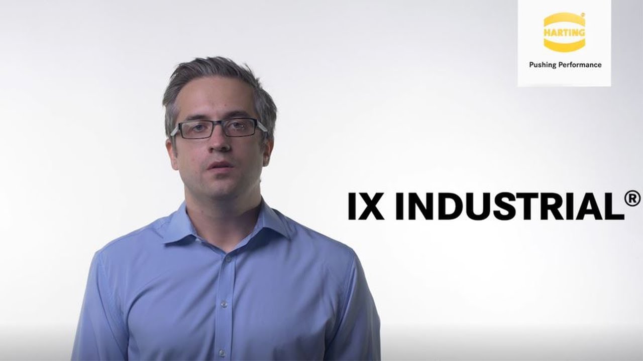 HARTING ix Industrial® - Mini RJ45 Industrial Ethernet Connector - YouTube