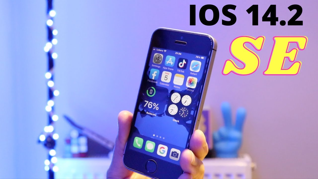 iPhone SE, IOS 14.2 - YouTube