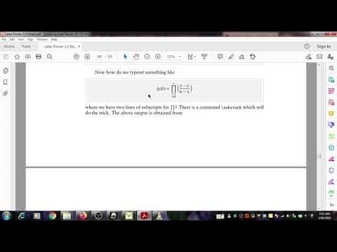 LATEX Limit and integration symbols - YouTube