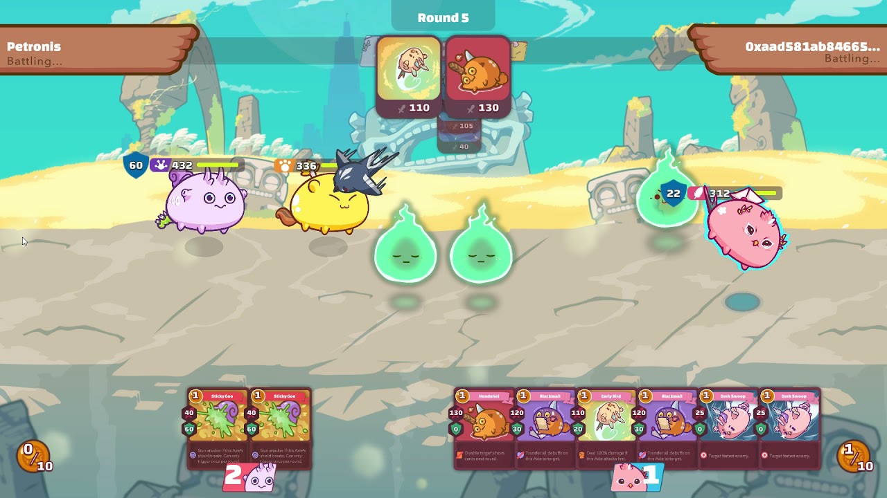 2 card bird axie infinity - YouTube