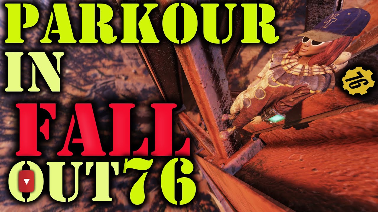 Fallout 76 - Appalachian Parkour. Climb Monorail Elevator 🚀🏗️ - YouTube
