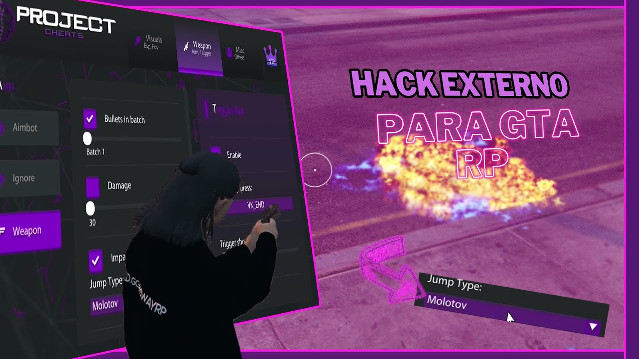 NOVO MOD MENU PARA FIVEM 100% EXTERNO [PROJECT CHEATS] - YouTube