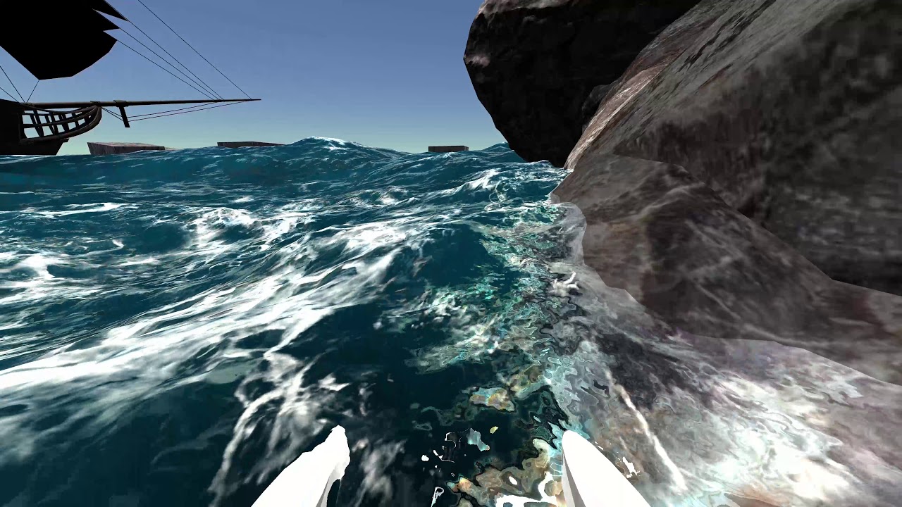 My private seashore in 4K - Unity custom interactive water with day and ...