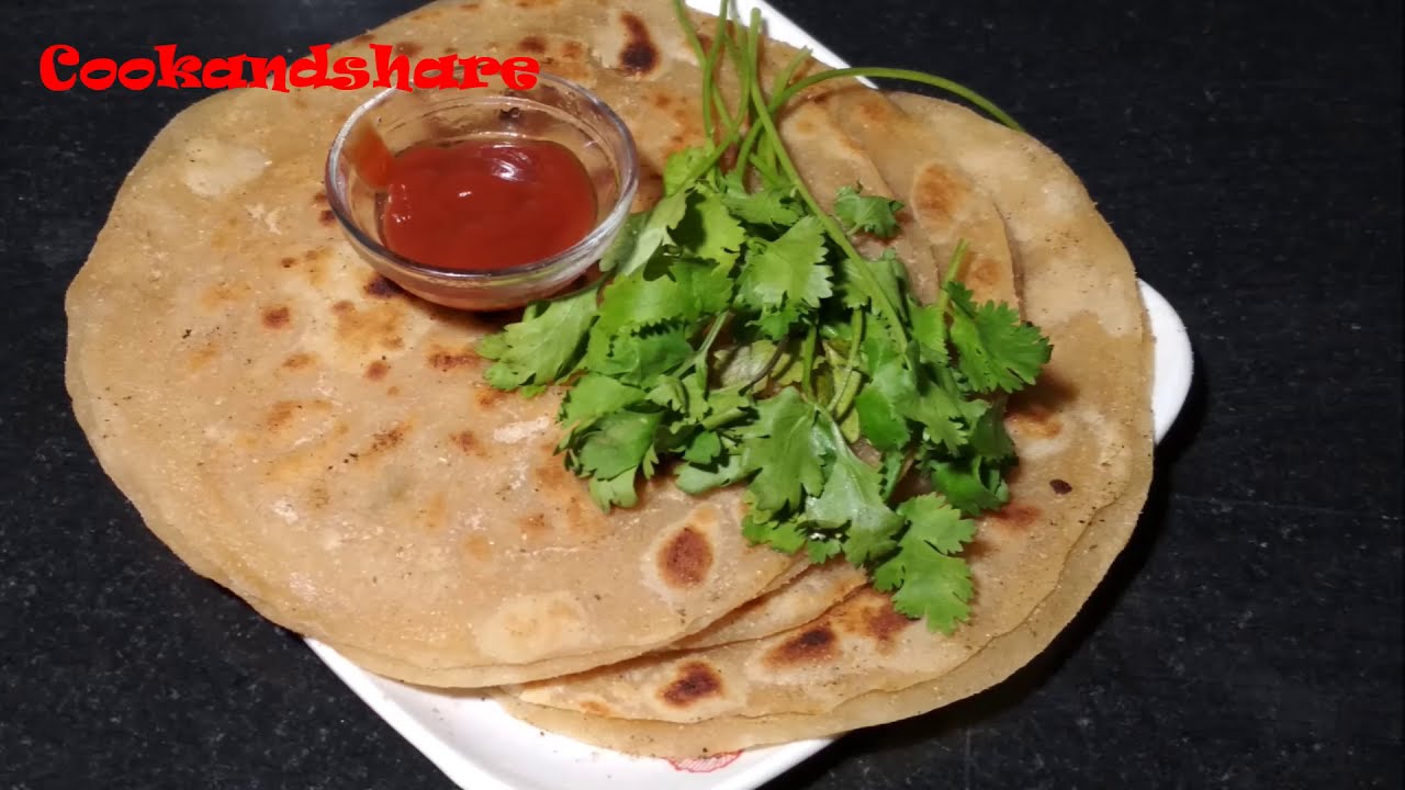 How to make chicken paratha recipe - YouTube