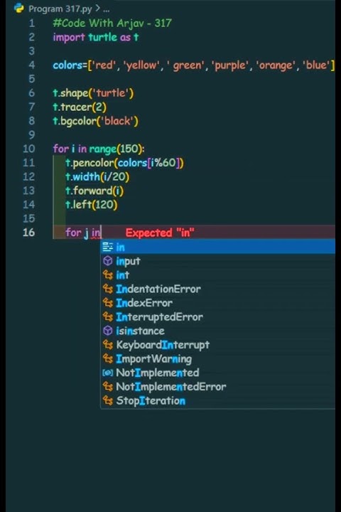 Python Turtle Graphic Design😜😜🥰🥰 Python Coding Status 😍😜 Shorts Programming Turtle Python