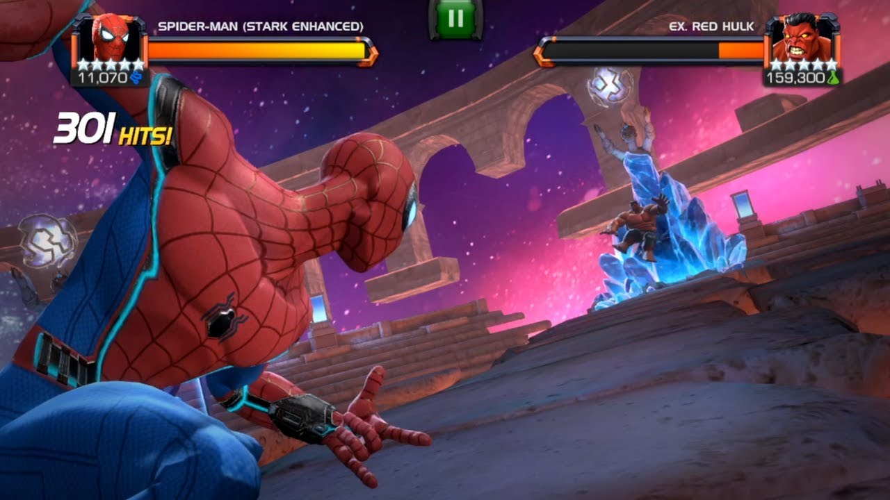 Labyrinth Solo Kill, Ex. Red Hulk Vs. Spider-Man (Stark Enhanced ...
