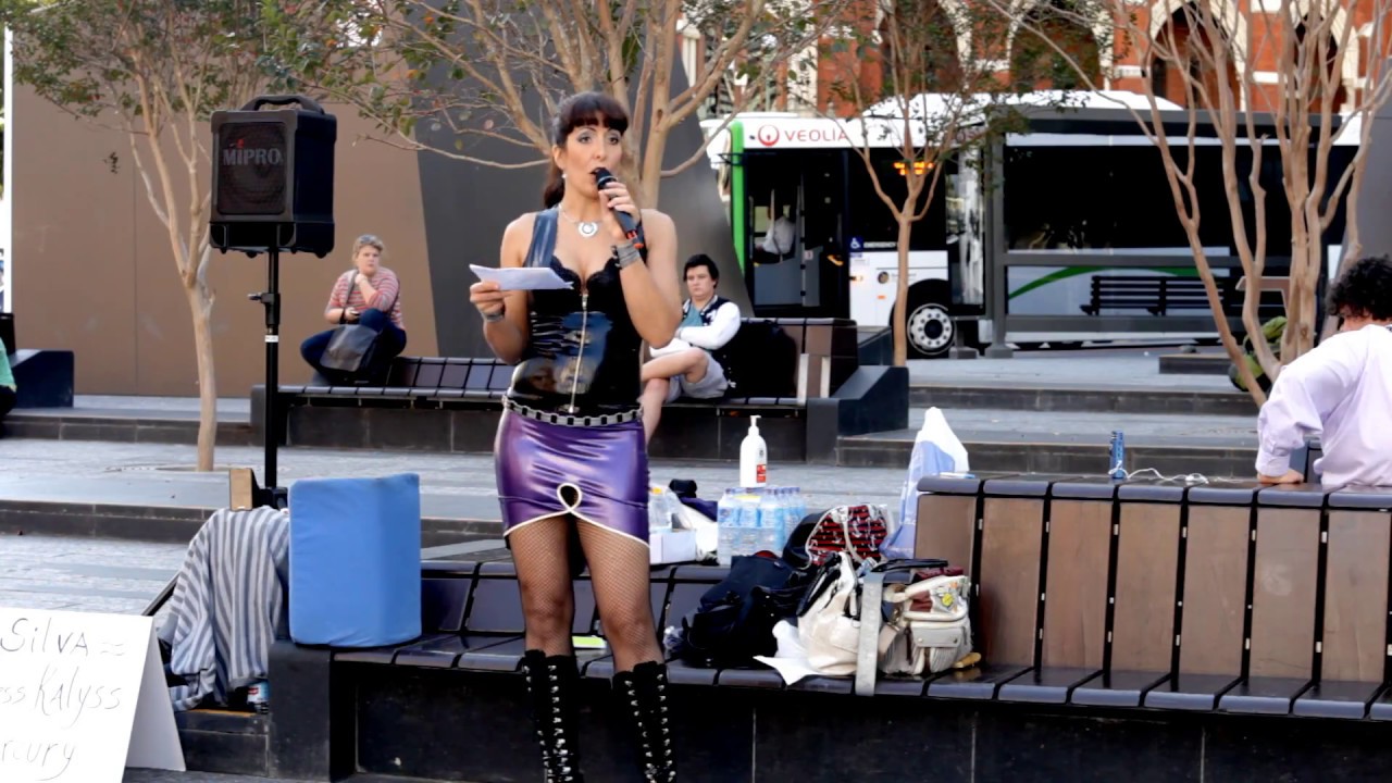 SlutWalk Brisbane 2012, Mistress Kalyss Mercury, May 19 - YouTube