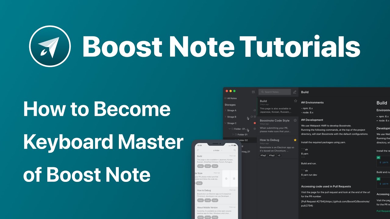 [Old UI] How to Become Keyboard Master of Boost Note | Boost Note ...