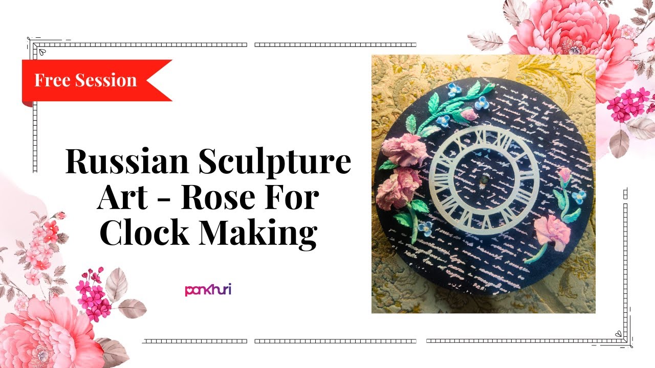 Russian Sculpture Art - Rose For Clock Making | Russian Sculpture ...