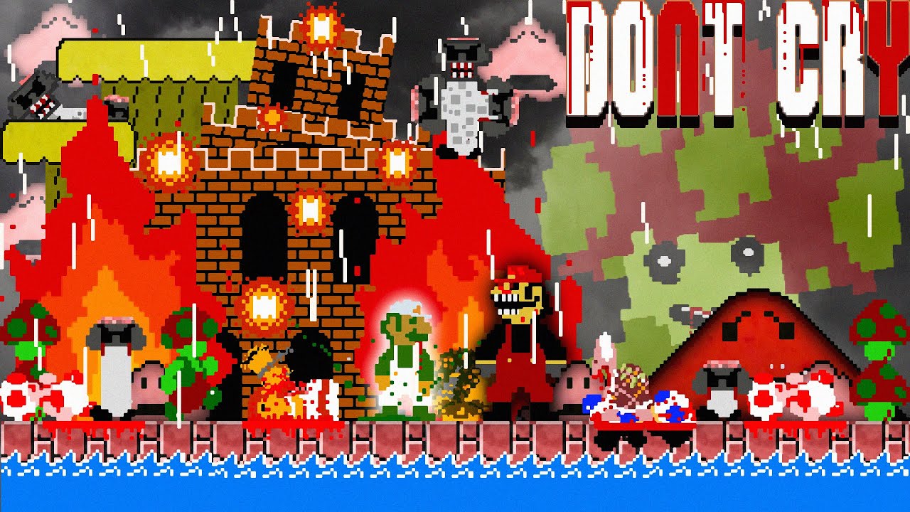 Don't Cry.NES (Mario.EXE 2024 Definitive Edition) ~ Full Demo Gameplay ...