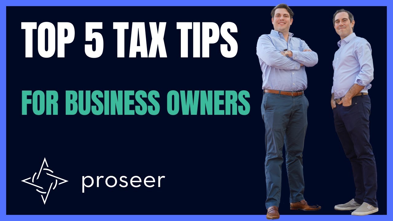 Top 5 Tax Tips for Business Owners - YouTube