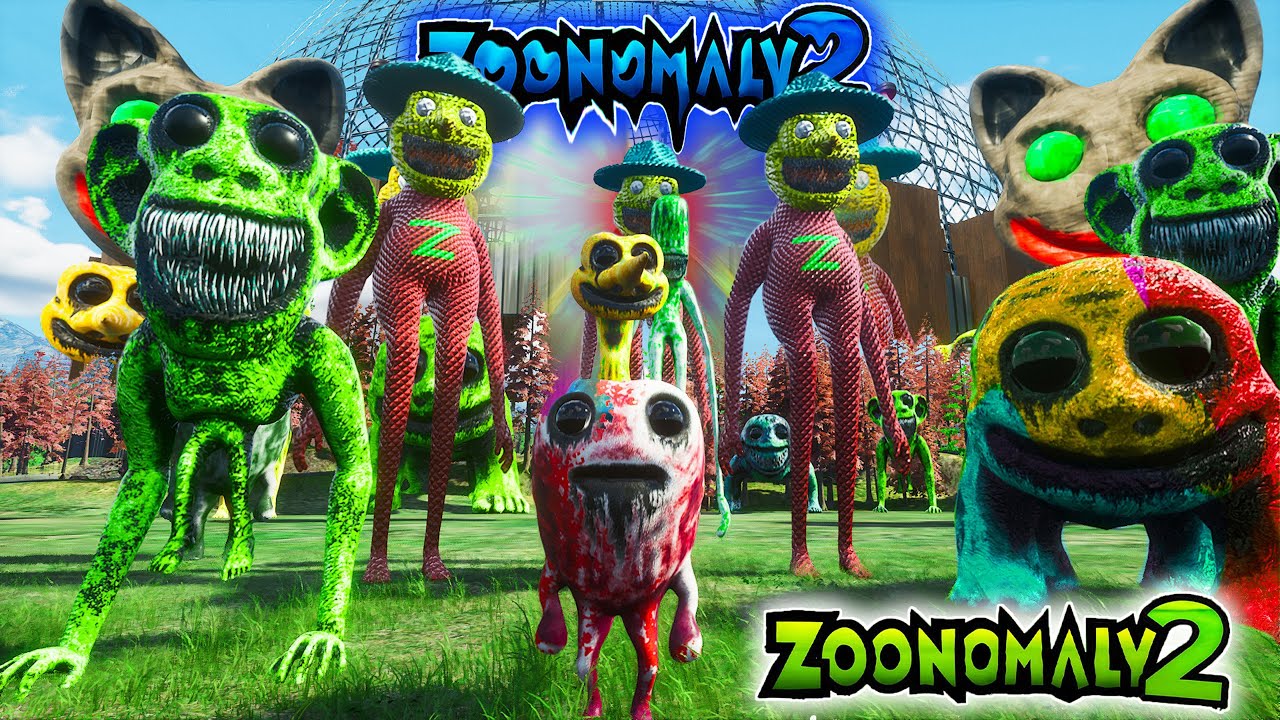 Zoonomaly 1-2-3 - ALL MONSTERS - ALL JUMPSCARES - YouTube