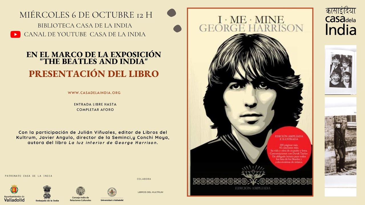 Presentación del libro "I ME MINE" de George Harrison - YouTube