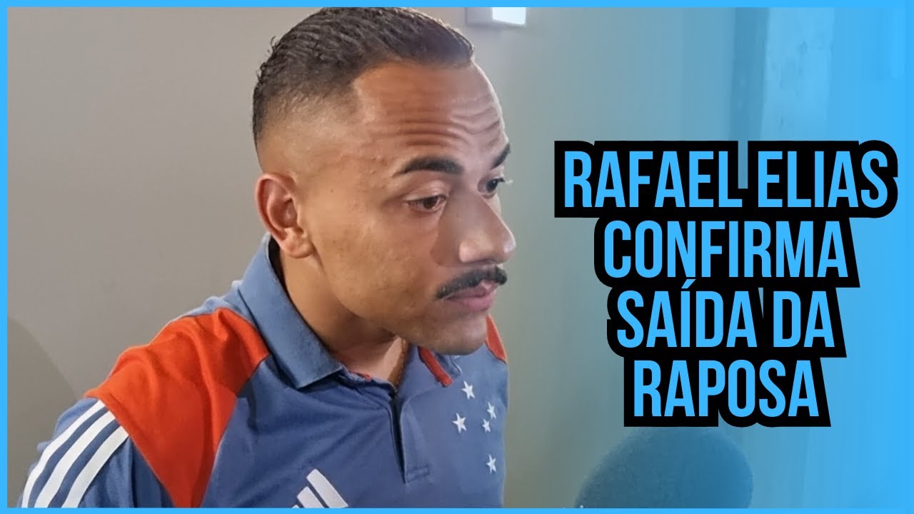Rafael Elias confirma saída da Raposa - YouTube
