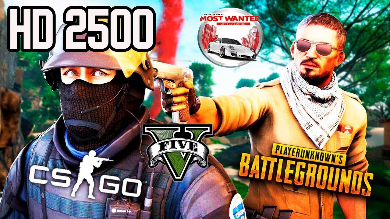 Intel HD Graphics 2500 in 4 GAMES - YouTube