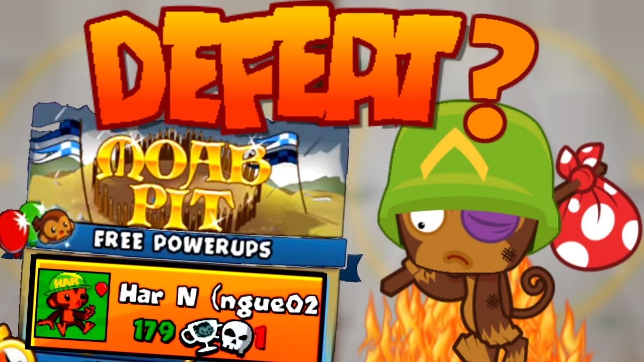 Bloons TD Battles - MOAB PIT 4.1 GAMEPLAY! - YouTube