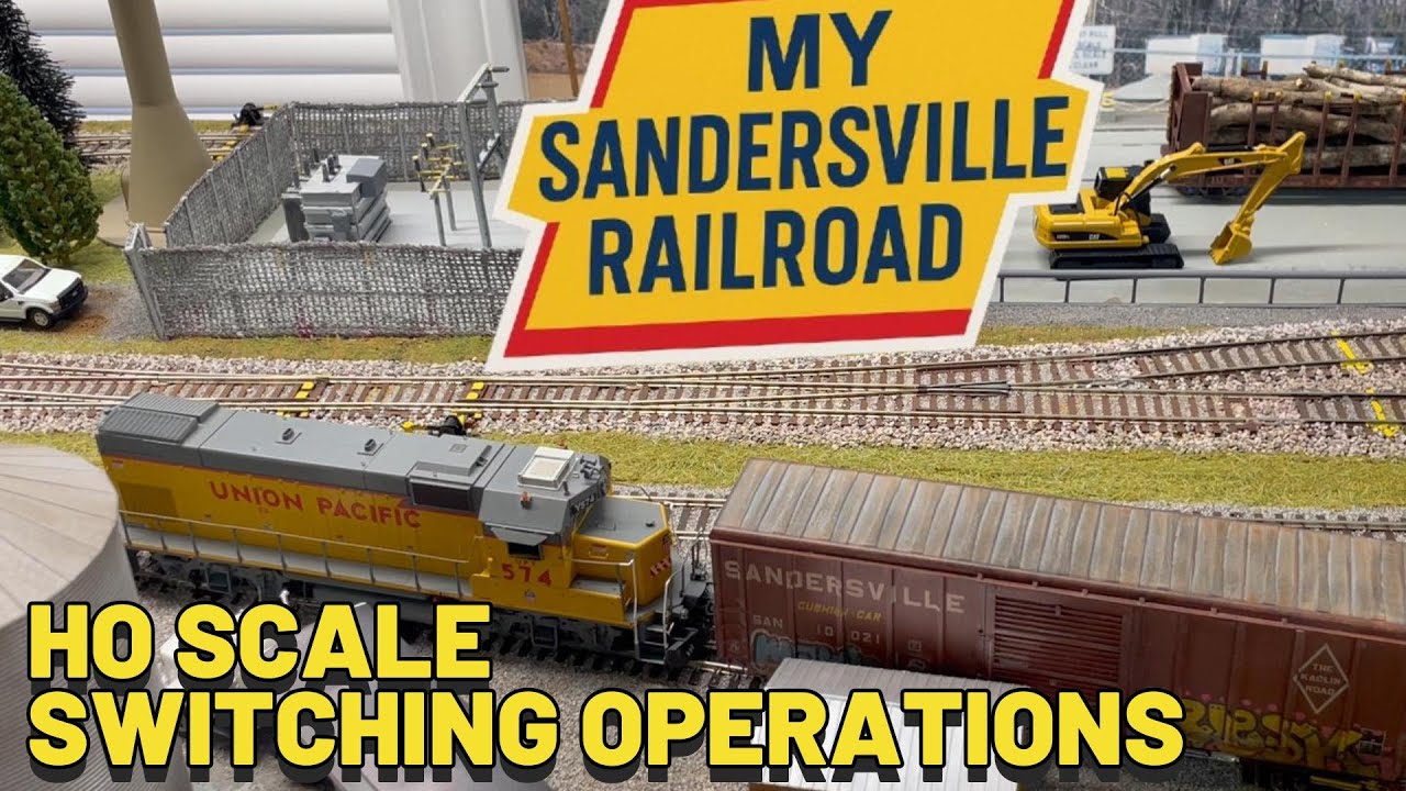 Yard Operations pt. 2 ~ HO Scale ~ Switching Layout - YouTube