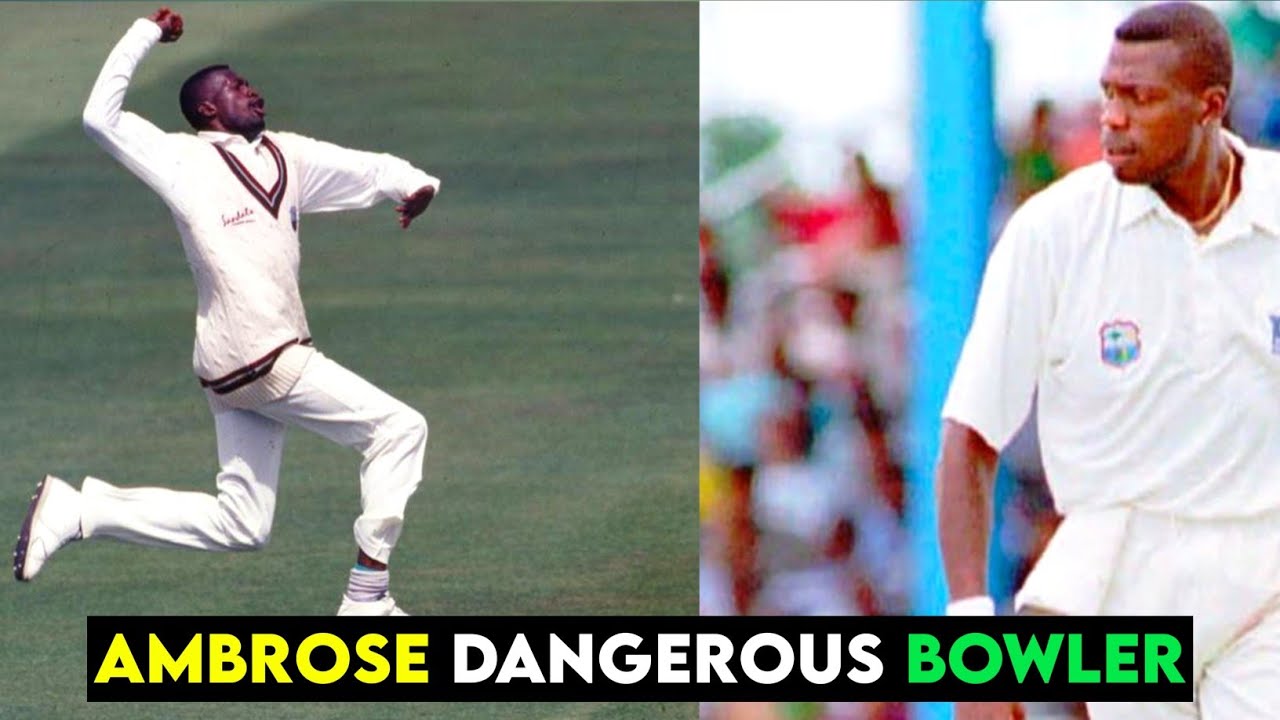 Curtly Ambrose best wickets || Eagle cricket || Ambrose bowling - YouTube