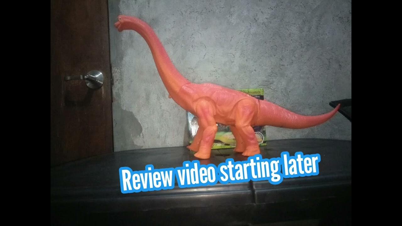 [Review video will start later!] - Rong Kai Disco Light Brachiosaurus - YouTube