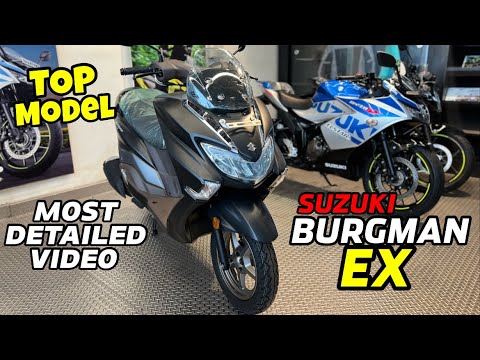 2024 Suzuki Burgman Street EX 125 Detailed Review | Suzuki Burgman Top ...