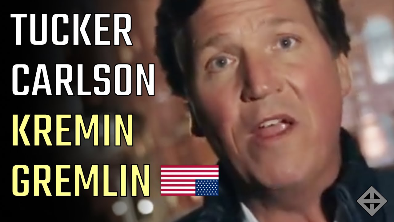 👿The Kremlin Gremlin! Putin pawn Tucker Carlson's back in beloved ...