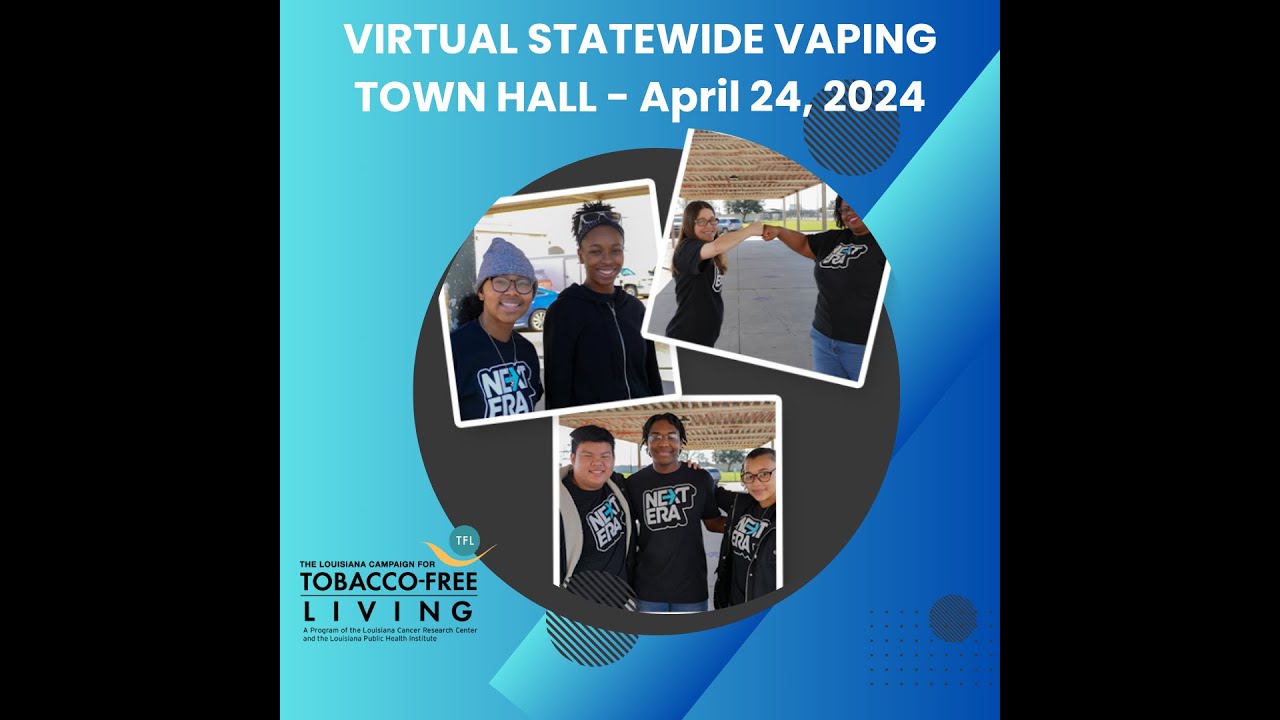 Statewide Virtual Vaping Town Hall - April 24, 2024 - YouTube