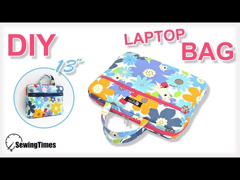 Laptop çantası nasıl yapılır | How to make laptop case with outside pocket#sewingtimes