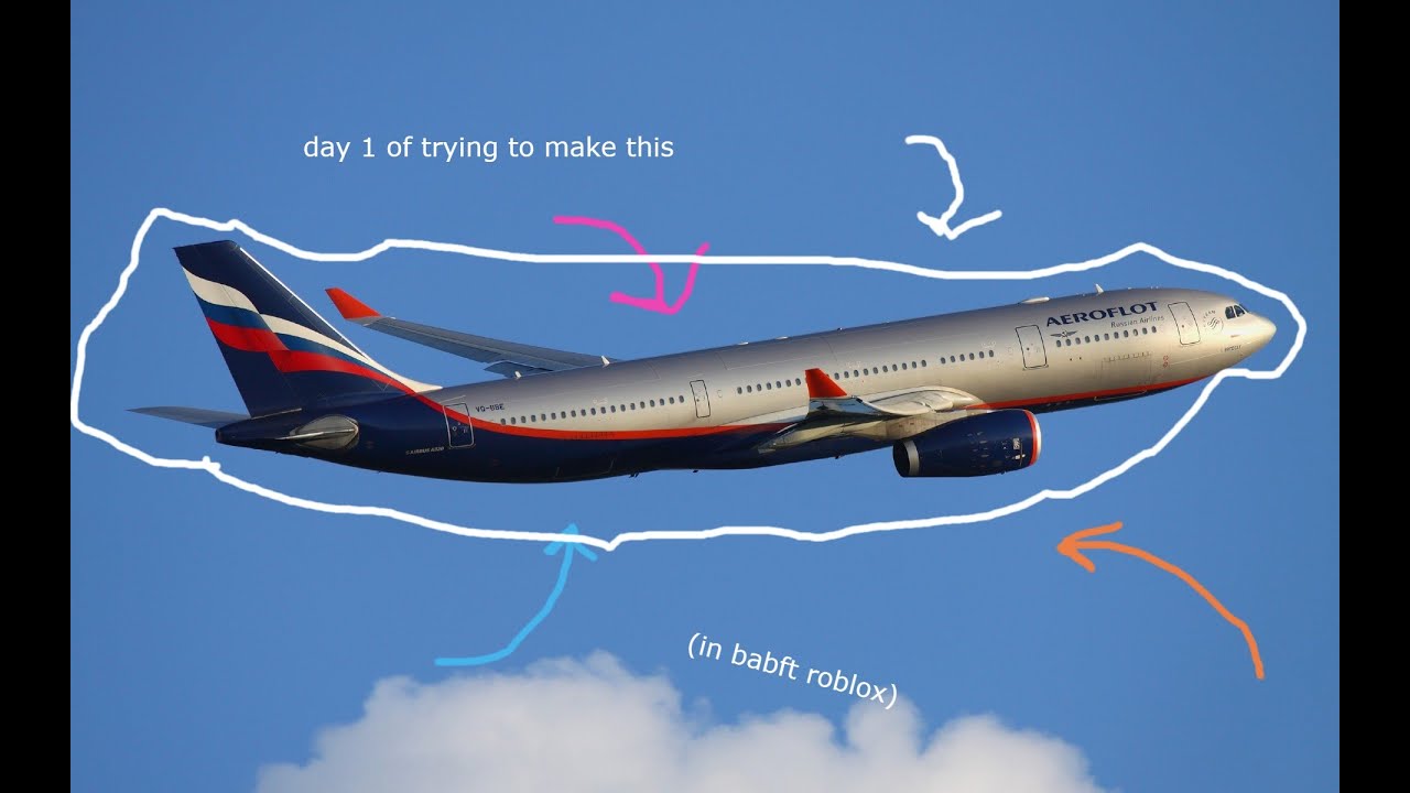 DAY 1 trying to make a plane in babft roblox - YouTube