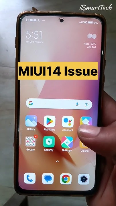 MIUI 14 Update Issue | Camera Issue in Redmi phones | #shorts #miui14 #ismarttech - YouTube