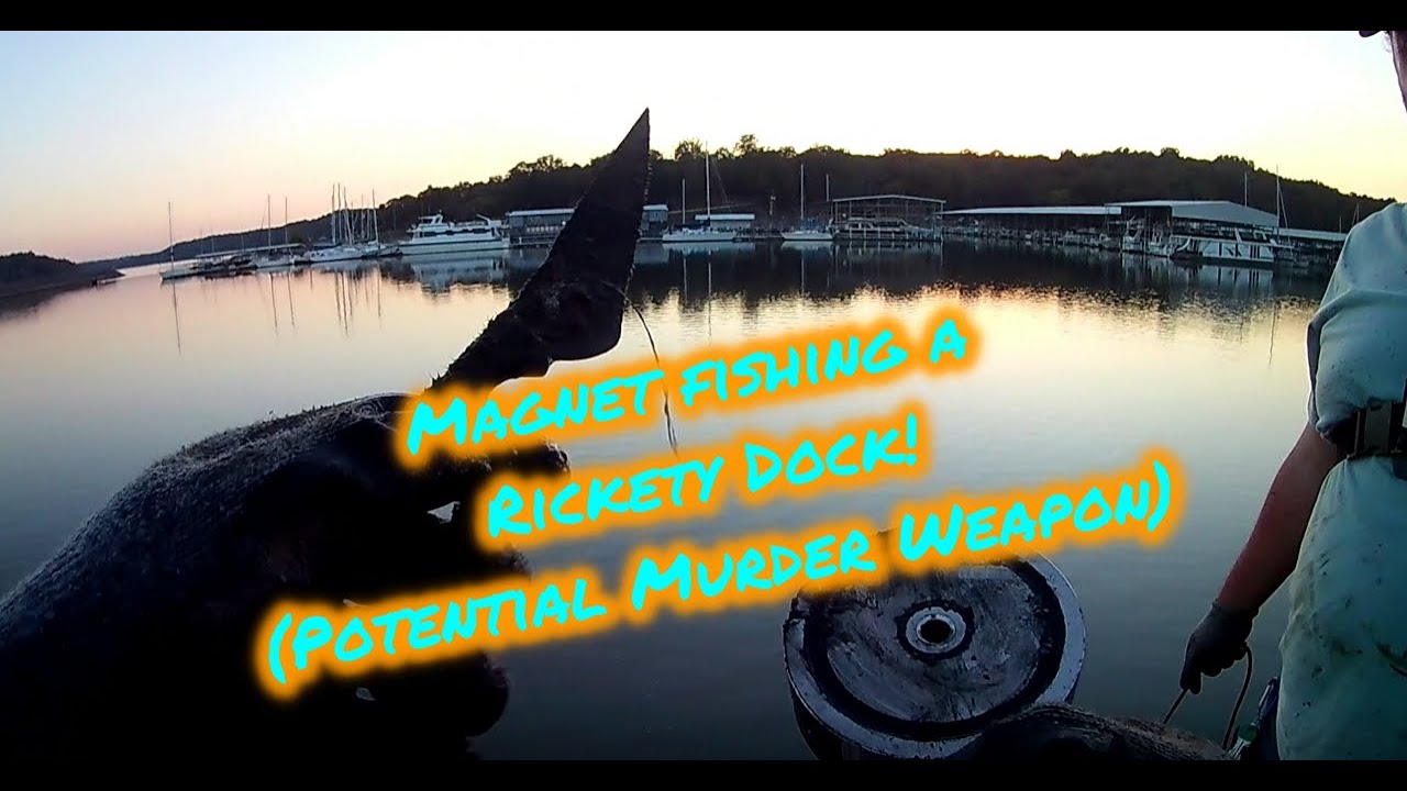 Magnet Fishing a Rickety Old Dock (Found Potential Murder Weapon ...